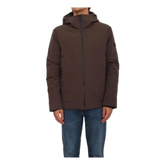 Peuterey Braune Sportjacken Polyester Elasthan - - Jackets - Herren - Braun - 2XL