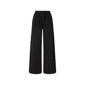 Pinko Pinko, Femme, Pantalons, Noir, Taille: 36 FR Wide Pantalons