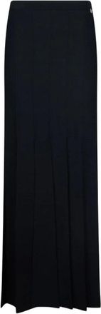 Liu Jo Femme, Jupes, Noir, Taille: 40 FR Jupe en maille avec franges