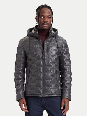 Milestone Lederjacke MSTamino 631019 60305 Dunkelgrau Regular Fit