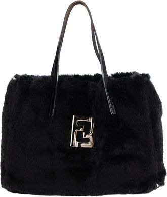 Fendi Crossbody Bags - Fendi FF Black Fur Handbag - Gr. unisize - in Bunt - f&uuml;r Damen