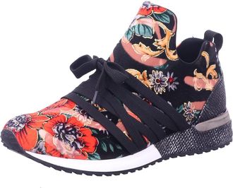 La Strada 1804189 - Damen Schuhe Freizeitschuhe - 4601-black-red-flow, Gr&ouml;&szlig;e:37 EU