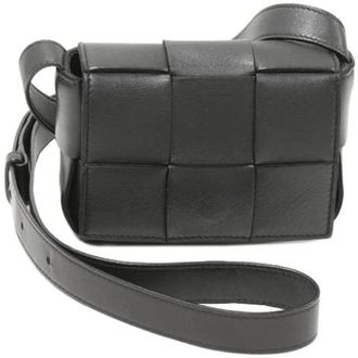 Bottega Veneta Pre-owned Cuir sacs-ports-paule - Femme - Pre-owned - Noir - Taille: ONE Size