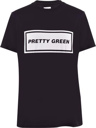 Pretty Green Iconic T-Shirt f&uuml;r Herren (Schwarz)
