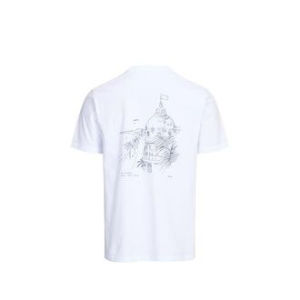 Cala T-shirt imprim&eacute; &agrave; col rond en coton