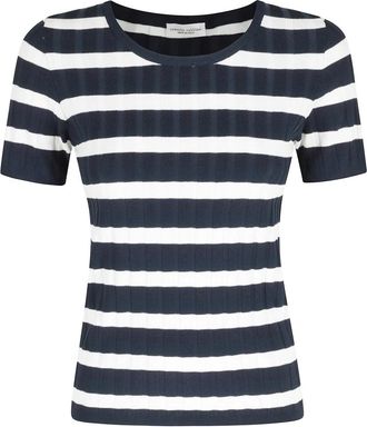 Roberto Collina Femme, Tops, Bleu, Taille: 40 FR T-Chemises