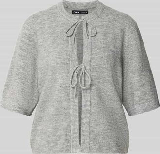Only Regular Fit Strickjacke mit Schn&uuml;rung Modell SIMONI