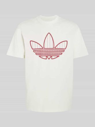 adidas Originals Regular Fit T-Shirts aus reiner Baumwolle mit Logo-Stitching