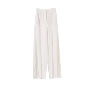 Karl Lagerfeld Studio Plisseehose - - Trousers - Damen - Wei&szlig; - S