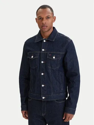 Tommy Jeans Jeansjacke Ryan DM0DM22984 Dunkelblau Regular Fit