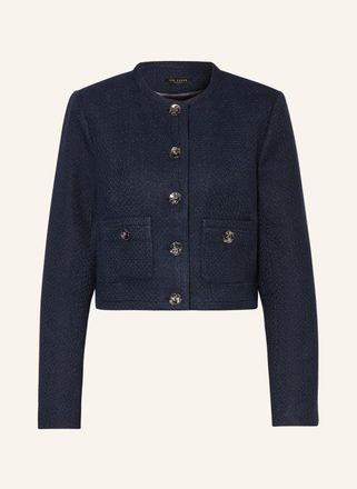Ted Baker Kastenjacke Floxat Aus Boucl&eacute; Mit Glitzergarn blau