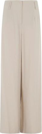 Federica Tosi Femme, Pantalons, Beige, Taille: 34 FR Pantagonna en Canvas