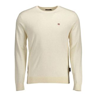 Napapijri Besticktes Logo Baumwollhemd - - Knitwear - Herren - Beige - 2XL