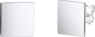 Elli Ohrringe Damen Viereck Geo Minimal Matt in 925 Sterling Silber