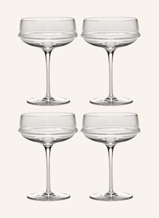 Serax Serax 4er-Set Champagnergl&auml;ser Dune transparent