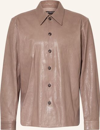 Our Legacy Our Legacy Leder-Overjacket beige