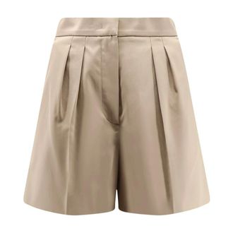 Max Mara Femme, Shorts, Beige, Taille: 38 FR Pleated Shorts