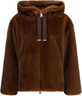 Herno Femme, Vestes, Brun, Taille: 36 FR Veste dHiver en Duvet Composition Polyester