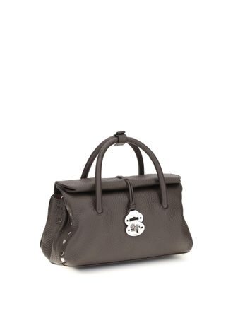 Zanellato Womens Dotta Centauro Shoulder Bag Brown Castel Del Monte Calf Leather Bos Taurus