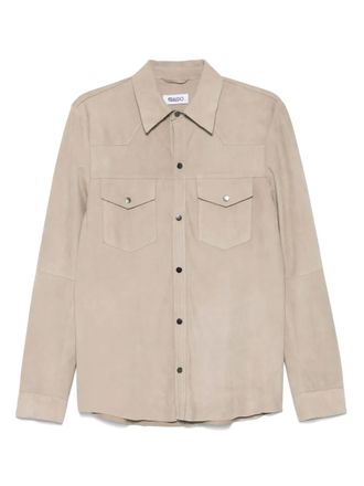 ERALDO chemise en daim - Tons neutres