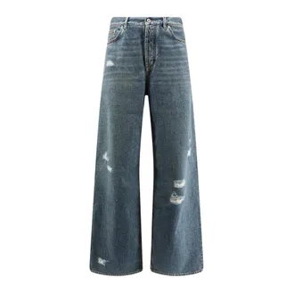 Dior Jeans mit Destroyed-Effekt - - Jeans - Herren - Blau - W30