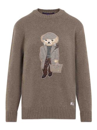 Ralph Lauren Pull Col Roul&eacute; - Taupe