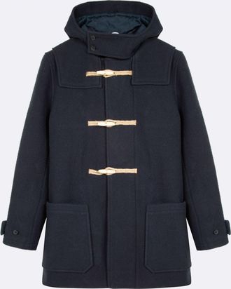 Faguo Duffle coat en laine marine