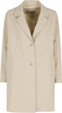Herno Femme, Manteaux, Beige, Taille: 36 FR Long Coat