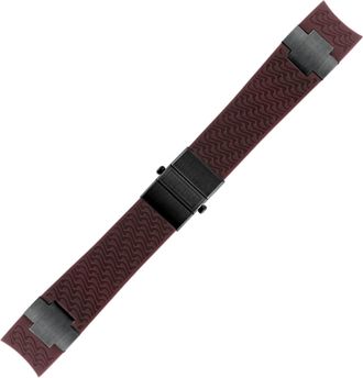 Generic Wasserdichtes Uhrenarmband für Silikon-Gummi-Armband, Sport-Handgelenkarmbänder, Ersatz-Zubehör