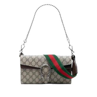 Gucci Pre-owned Canvas Satchel - - Pre-owned - Damen - Beige - ONE SIZE