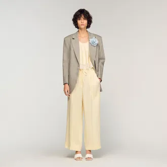 Sandro Weite Satinhose