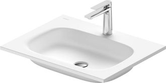 Duravit Duravit Sivida M&ouml;belwaschtisch, 1 Hahnloch mittig, ohne &Uuml;berlauf