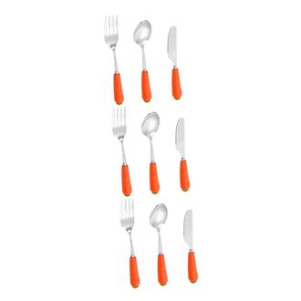 TOPBATHY 3 Sätze Besteck aus Edelstahl Kinderbecher Babylöffel Kleinkindbesteck Platte kindergeschirrsets kinderbesteck Geschirrset für Kinderlöffel Rostfreier