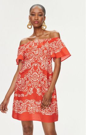 Gaudì Sommerkleid 411FD15049 Orange Regular Fit