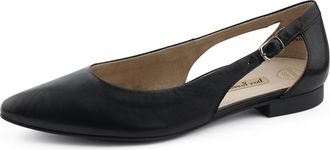 Paul Green Damen, Frauen Klassische Ballerinas,Ballerinen,Halbschuhe,Sommerschuhe,Slipper,Ballerina-Schuhe,Ballett-Schuhe,Schwarz (JA),40 EU / 6.5 UK