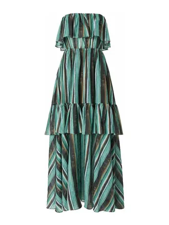 Pinko Robe Au Genou - Vert