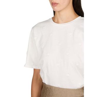 Object T-shirt fleuri manches courtes