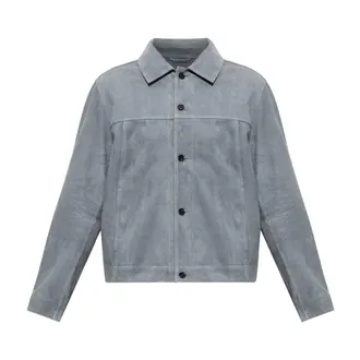 Arma Jaden Lederjacke - - Jackets - Herren - Grau - M