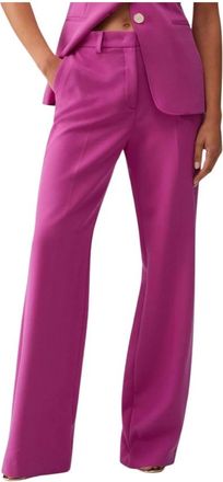 Liu Jo Femme, Pantalons, Rose, Taille: 40 FR Palazzo Pantalons