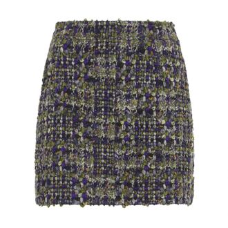 Saint Laurent Tweed Minirock - - Skirts - Damen - Mehrfarbig - S