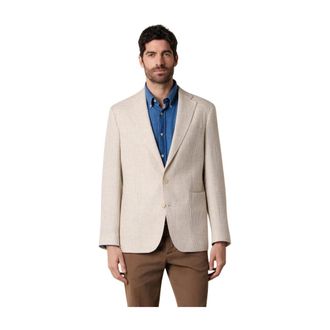 Brooks Brothers Herren, Jacken, Beige, SGr&ouml;&szlig;e