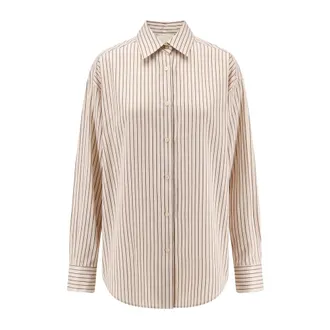 Alysi Femme, Blouses et Chemises, Beige, Taille: 36 FR Chemises