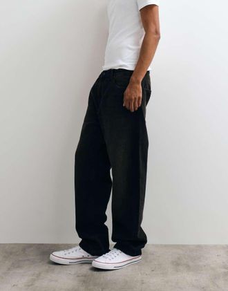 Carhartt Work in Progress jean Aaron coupe regular fusel&eacute;e d&eacute;lavage noir sale