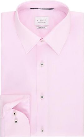 Eterna B&uuml;gelfreies Hemd aus Baumwolle mit Kentkragen, Modern Fit in