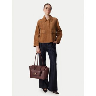 Coccinelle Handtasche Coccinelle T8A Coccinelle Double Beat E1 T8A 11 02 01 Dunkelrot
