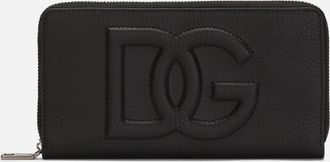 Dolce & Gabbana Geldbã¶rse Mit Rundumreiãÿverschluss Dg Logo - Mann Geldbörsen Und Kleinlederwaren Schwarz Onesize