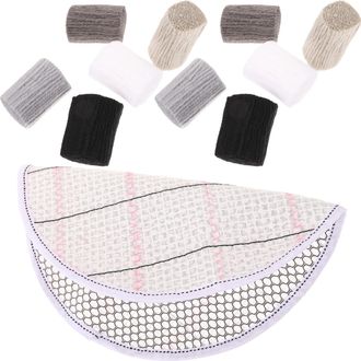 IFUNDOM Garn zum Tuften Teppichgarn Satz aus Weichem Hautfreundlichem Kn&uuml;pfgarn f&uuml;r Selbstgemacht Teppichherstellung und Kissenbez&uuml;ge Schwarz Grau