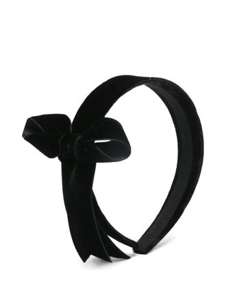 Jennifer Behr bow-embellishment hair band - Noir