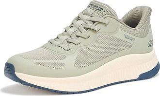 Skechers Mens Hands-Free Slip-ins Bobs Squad 4 Sneaker, Vert Olive, 45.5 EU