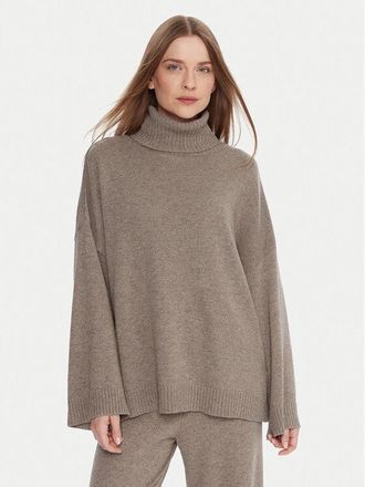 Kontatto Rollkragenpullover 3M0961C Beige Relaxed Fit